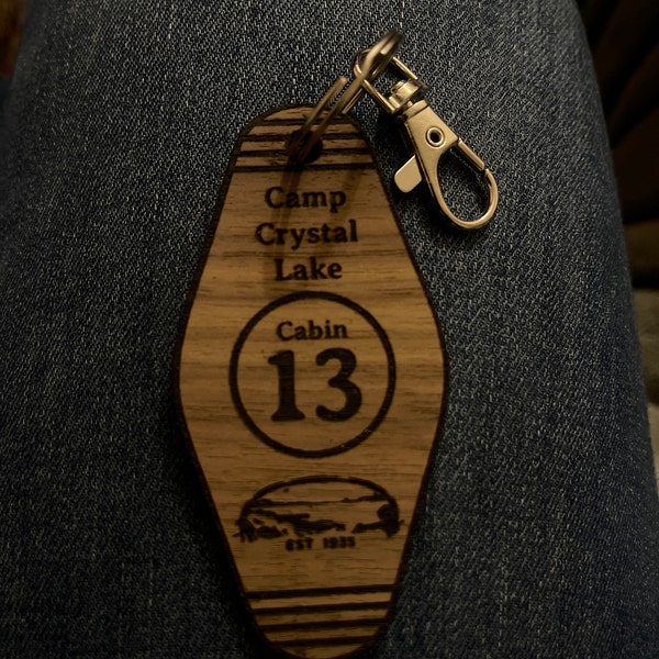 Supernatural Retro Motel Keychain, Winchesters Keyring, Horror Key ...