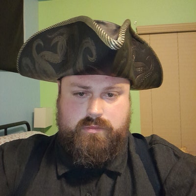 Hand Tooled Mermaid Leather Pirate Hat - Etsy