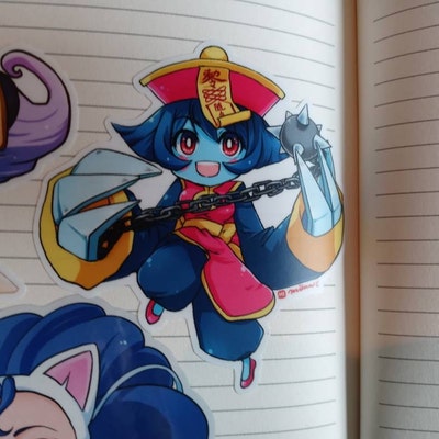 Darkstalkers Chibi Character Vinyl Sticker Morrigan Lilith Felicia B.b ...