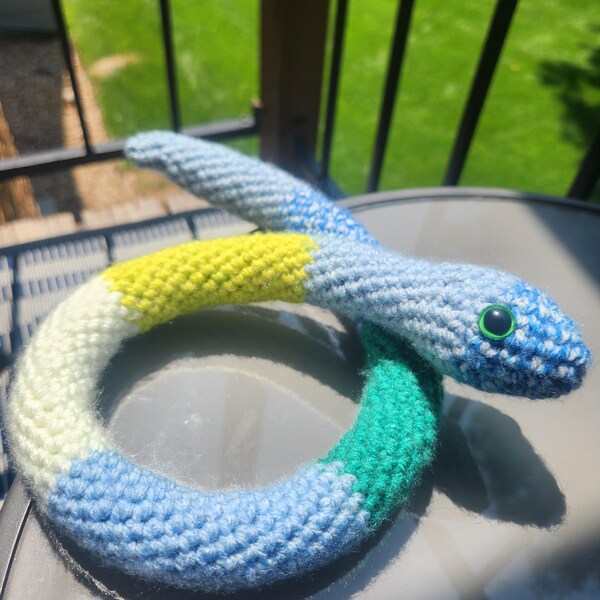 Snake Crochet Pattern | Easy Snake Plushie Pattern | PDF Download ...