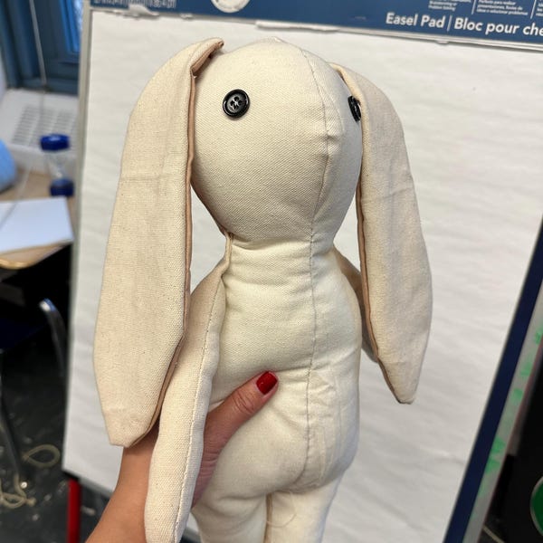 Animal Toy Pattern - Small Bunny Sewing Pattern - Stuffed Toy PDF ...