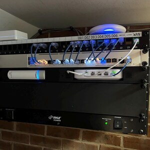 Unifi 8 Port 60 Watt Switch 1U Rack Mount - Etsy