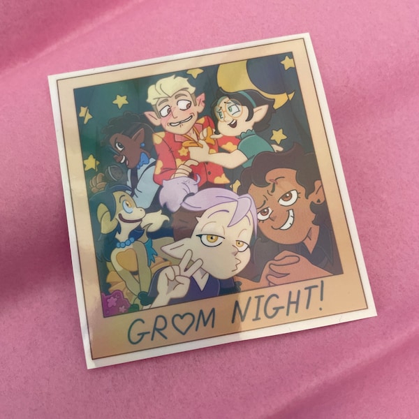 Watching and Dreaming Polaroid Stickers - the Owl House Season 3 Finale ...