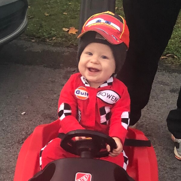 Red Race Car Driver Outfit, Race Car Themed Photo Props, Baby Race Car ...