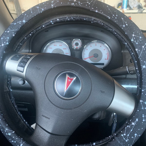 Lightly Padded Non Slip Steering Wheel Cover - Stars - Car Accessory ...