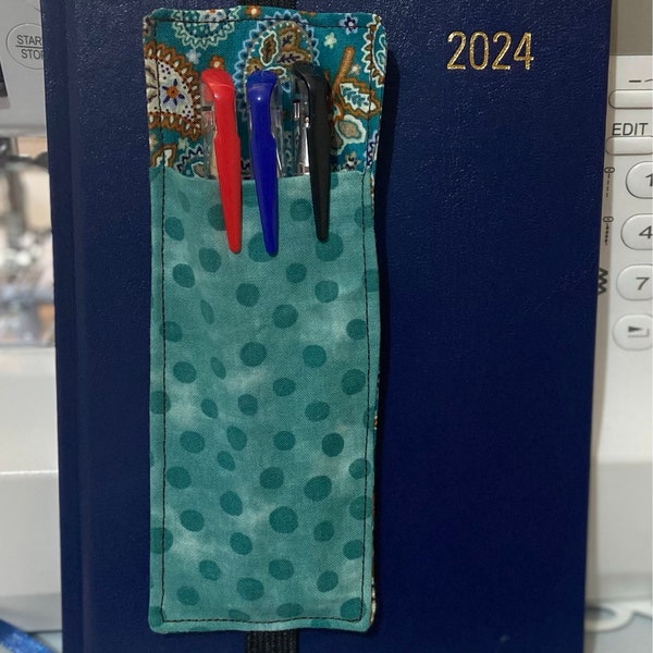 Pen or Pencil Holder Bookmark Sewing Pattern & VIDEO Tutorial | Back to ...