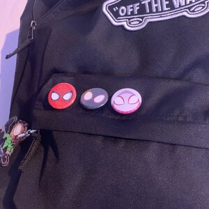 Mix and Match Badges Spider-verse Badge Badges - Etsy