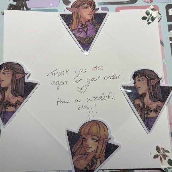 Princess Zelda Stickers - Etsy