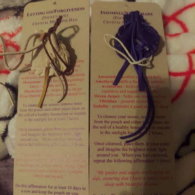 Menstrual Pain Relief Pocket-size Crystal Medicine Bag - Etsy