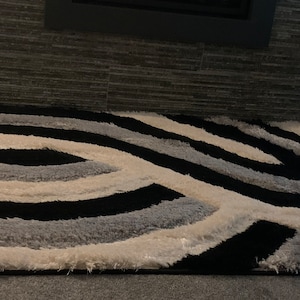 Beige Silver Grey Marble Shimmer Sheen Effect Modern Rug Silky Soft ...