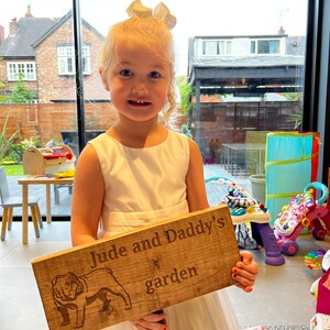 Bug Hotel Sign Personalised Garden Sign for Kids Ladybird - Etsy