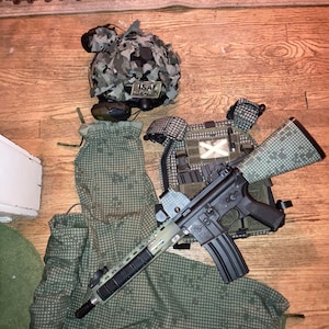 Cryptic Reptile Camo Stencil Pack for Duracoat, Cerakote, Gunkote and ...