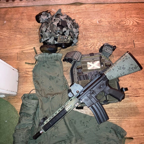 DCU Camo Stencil Pack for Duracoat, Cerakote, Spray Paint, Vinyl Weapon ...