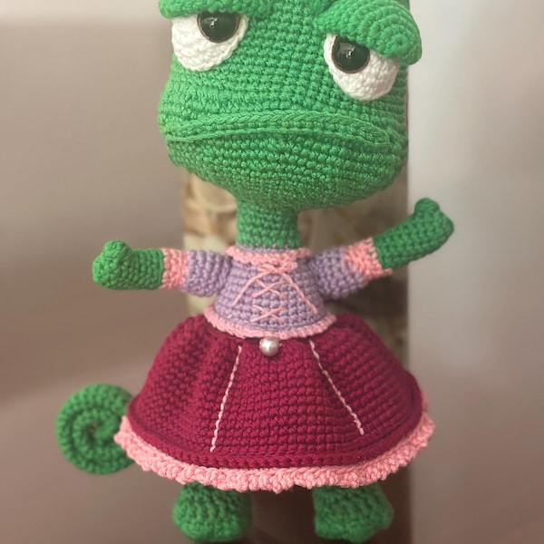 Pascal PDF Pattern Crochet Pattern for Pascal the Chameleon Сrochet ...