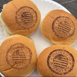Custom Burger Stamp, BBQ Branding Stamper, Personalised Bread Stamp for ...
