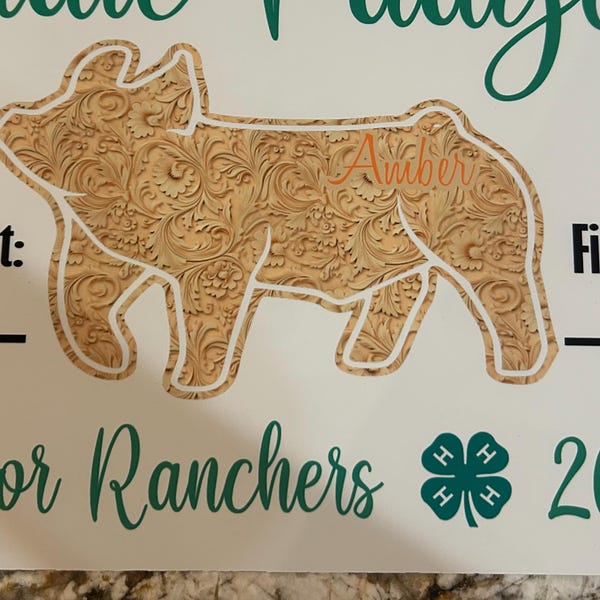 Aztec Show Cow Digital File, Stock Show Cow, Show Cow PNG, Show Life ...