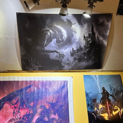 Godzilla's Balloon Fiesta: Colorful Celebration Birthday Card Monster's ...