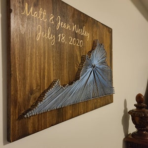 DIY State String Art Kit/ Nail Art Kit/ State String Art/ - Etsy