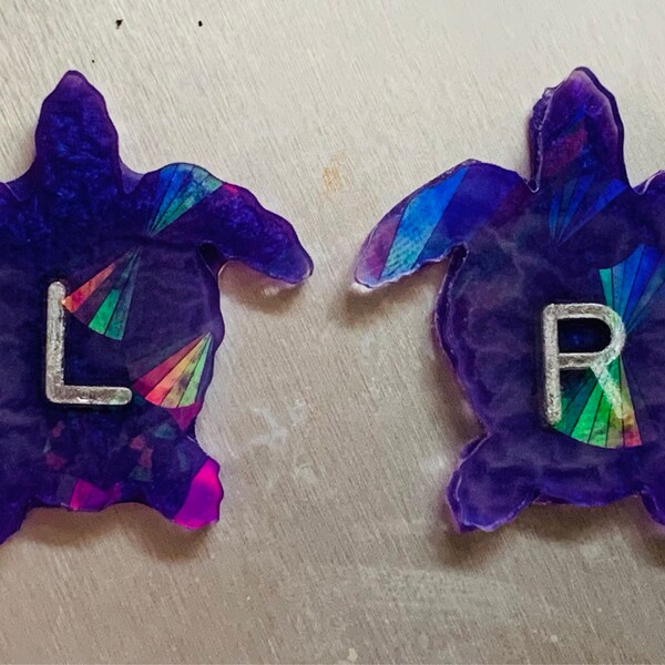 Set of 10 R and L Lead Letters for X-ray Markers Unmounted Flat Face ...