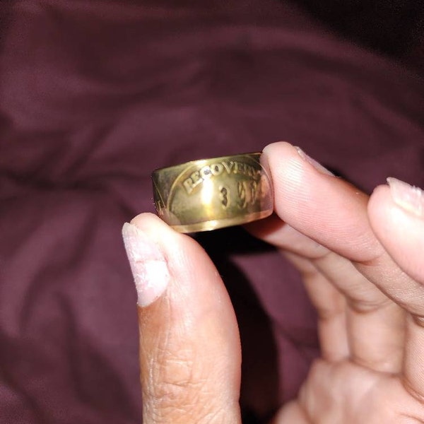 500-dollar Bill Silver Certificate Coin Ring. Handcrafted 1 Oz .999% ...