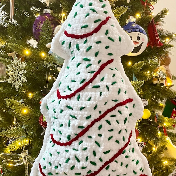 Christmas Tree Amigurumi Plushie Crochet Pattern Kawaii Cuddler Ragdoll ...