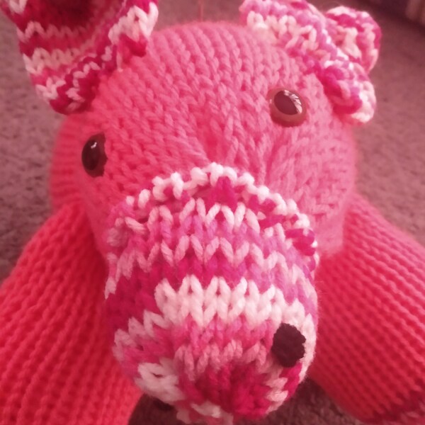 Pig Circular Knitting Machine PATTERN ONLY Addi Sentro Tutorial Recipe ...