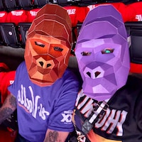 T-rex Low Poly Mask, DIY Paper Craft Mask Dinosaur, PDF Template for 3D ...