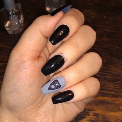 Pagan Ouija Board Witch Nail Decals Waterslide Type Mystical Magickal ...