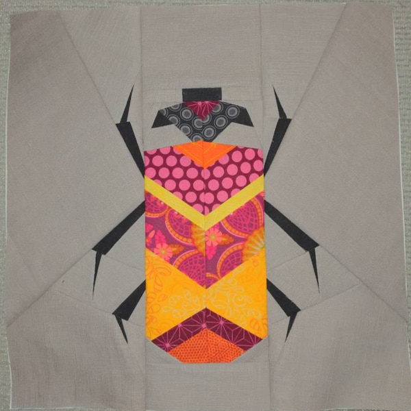 Beetles / SET 3 Quilt Block Beetle Patterns / PDF Pattern / Paper ...