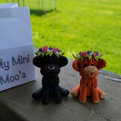 Pebbles the mini Moo - Etsy