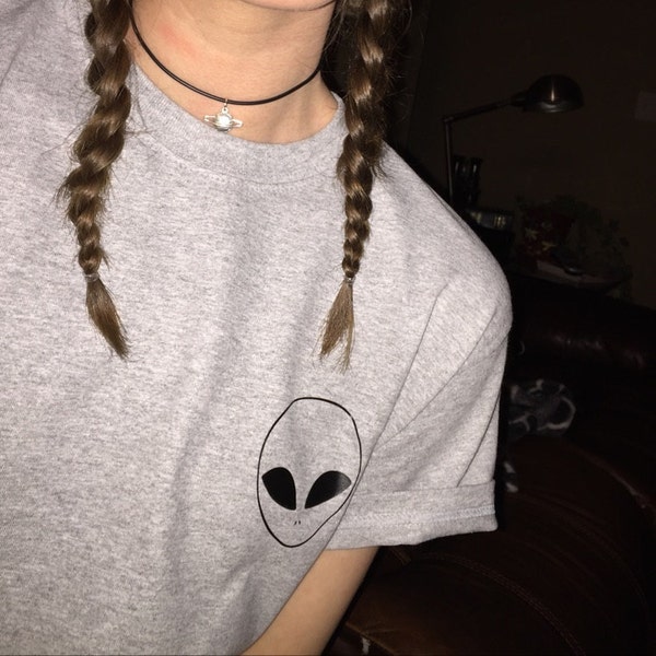 Alien Pocket Logo T Shirt Ufo Swag Dope Hipster Trend Fashion New ...