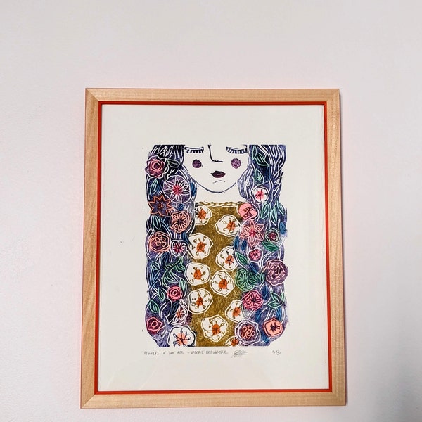 Original Art Etching Myrrha Mythology - Etsy