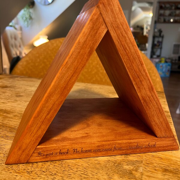 Wooden Bookmark / Book Stand - Etsy