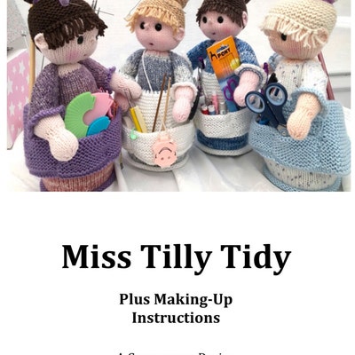 Miss Tilly Tidy PDF Knitting Pattern Download Knitted Flat Written in ...
