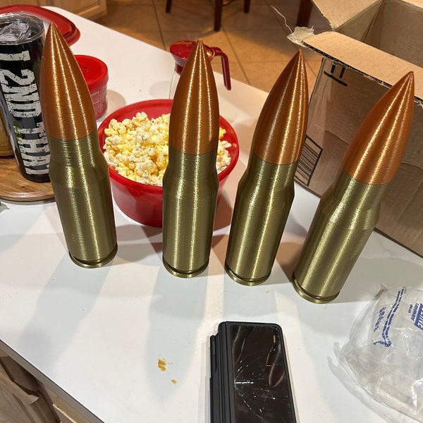 3D Printed Bullet Container – Large Screw-top Jar With Hidden Storage ...
