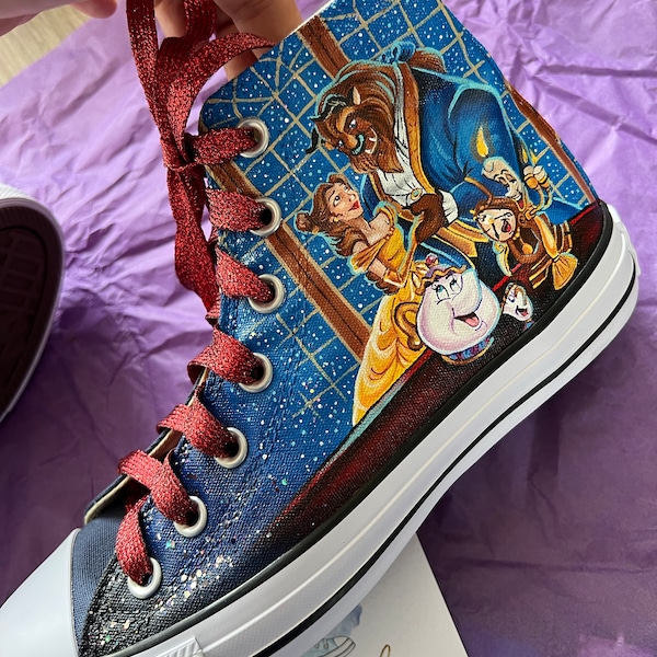 Disney Shoes,disney Princesses,disney Villains, Custom Shoes, Custom ...