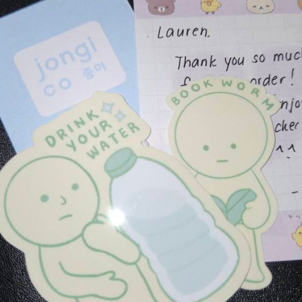 SMISKI Need Coffee Sticker, Waterbottle Sticker, Cute Blindbox, Book ...