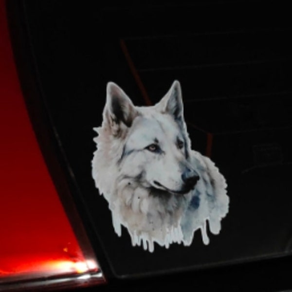 Cute Dog Car Sticker Dog Sticker - Etsy UK