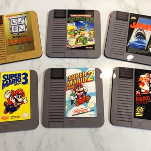 Super Mario Bros 2 NES Coaster Video Game Coaster Nintendo Coaster ...