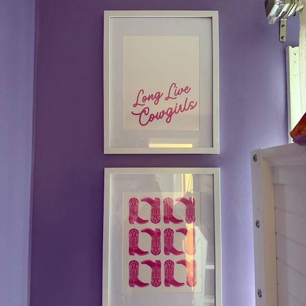 Coastal Cowgirl Long Live Cowgirls DIGITAL DOWNLOAD Art Print Wall Art ...