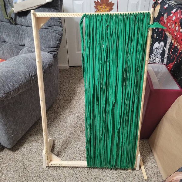 Tall Frame Loom - Table or Floor, Wooden Loom, Tapestry, Do-it-yourself ...