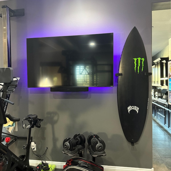 Vertical Carved "aloha" Wall Display Storage Racks Hangers 3pc Teak ...