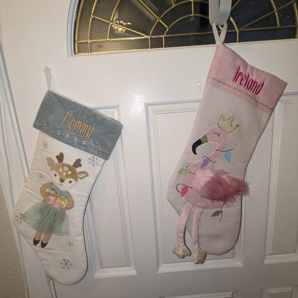 Vintage Inspired Hooked Christmas Stockings Classic Charm for Festive ...