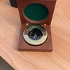 Personalised Compass With Wooden Box, Custom Engraved Compass Gift ...