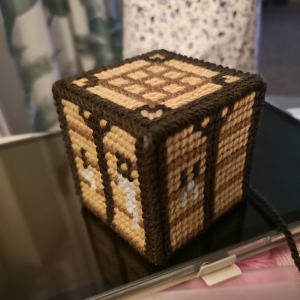 Minecraft TNT Plastic Canvas Pattern, Download Pdf, Gamer Desk Decor - Etsy
