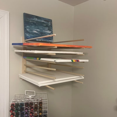 Large Wall Mounted Canvas Drying Rack Painting Acrylic - Etsy