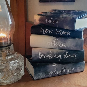 Hardback Twilight Saga Dust Jacket Set Featuring Original - Etsy