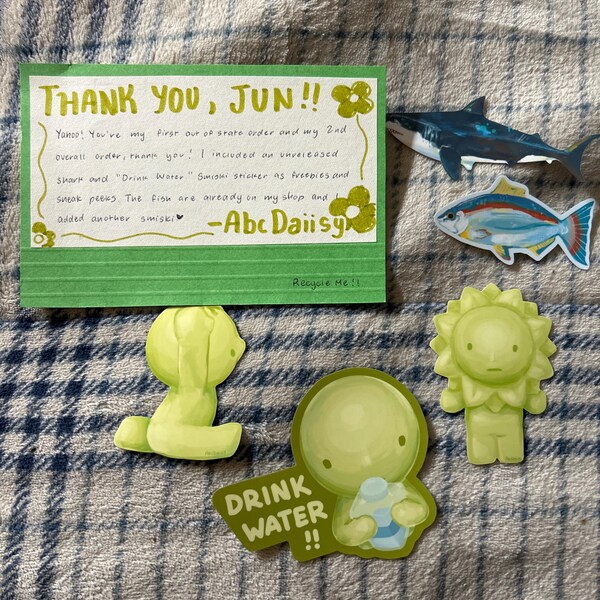 Smiski Plant Themed Stickers / Vinyl Waterproof Stickers / for Water ...