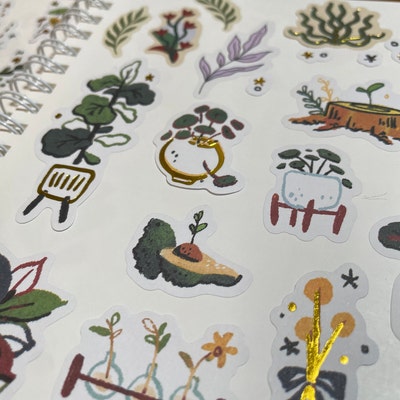 Unused Sticker Club Reusable Sticker Book for Sticker Collector, 6x8 ...