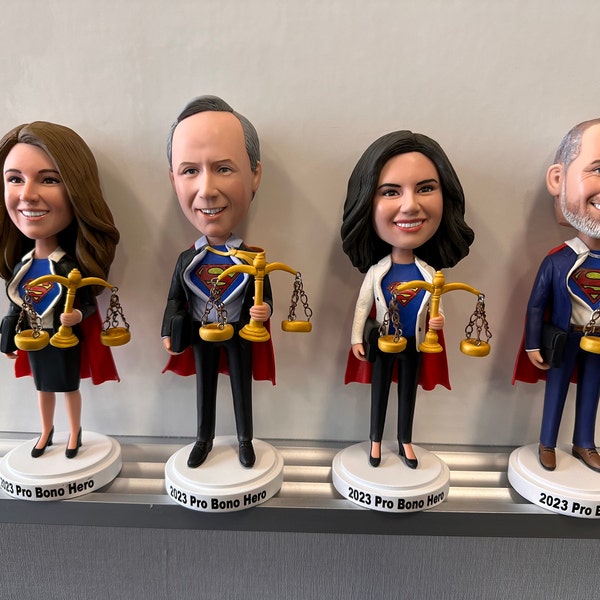 Custom Lawyer Bobblehead Doll, Personalized Judge Figurines, Custom ...